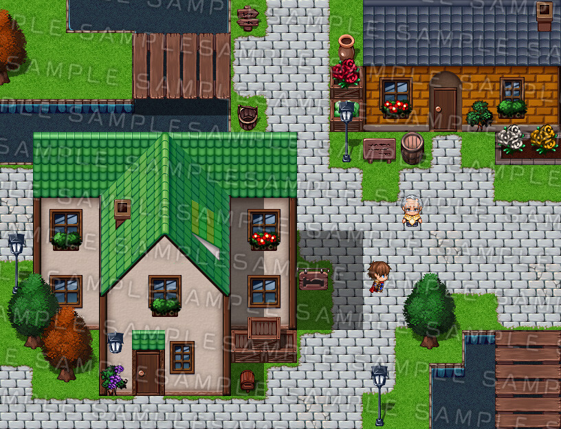 RPG Maker MV - Krachware Fantasy Town Exterior Tileset on Steam