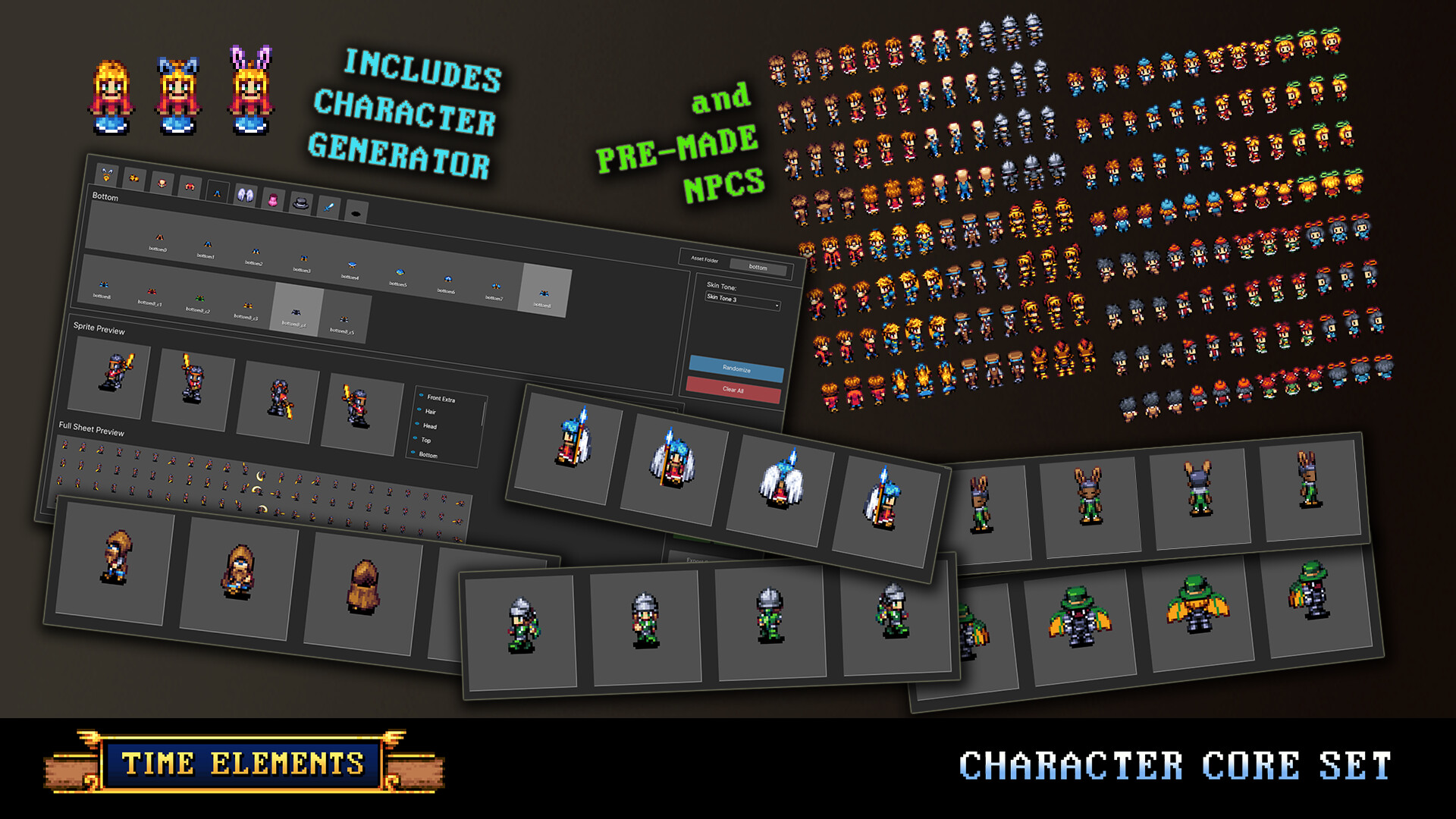 Rpg Maker Mz Time Elements Character Core Set On Steam