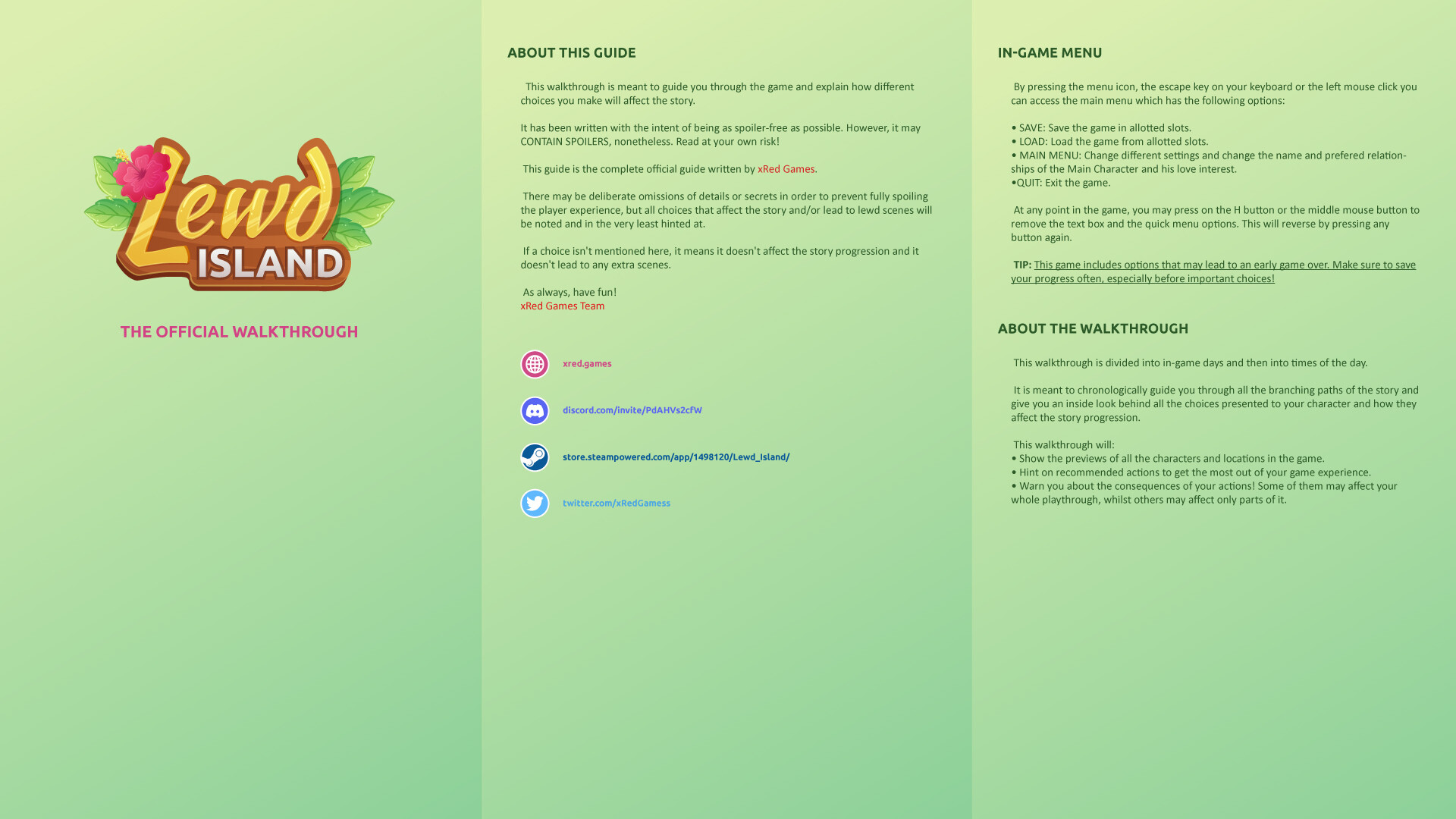 Lewd Island - Official Walkthrough on Steam