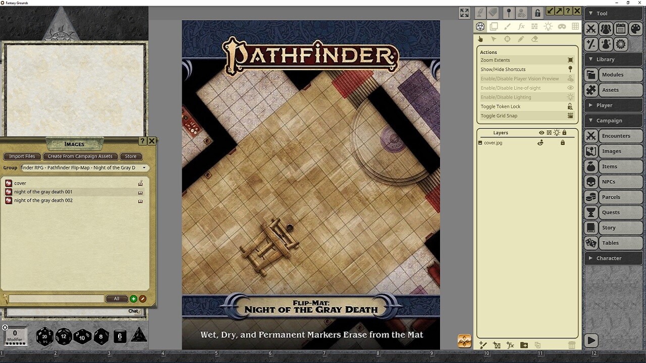 Fantasy Grounds Pathfinder Rpg Pathfinder Flip Mat Night Of The