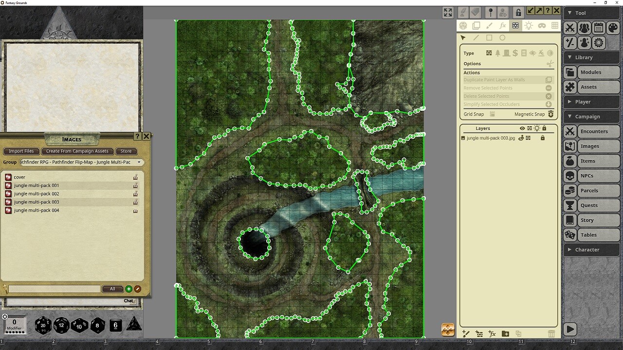 Fantasy Grounds Pathfinder Rpg Pathfinder Flip Mat Jungle Multi