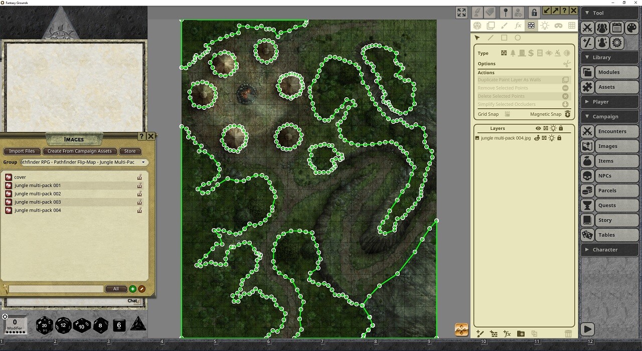 Fantasy Grounds Pathfinder Rpg Pathfinder Flip Mat Jungle Multi