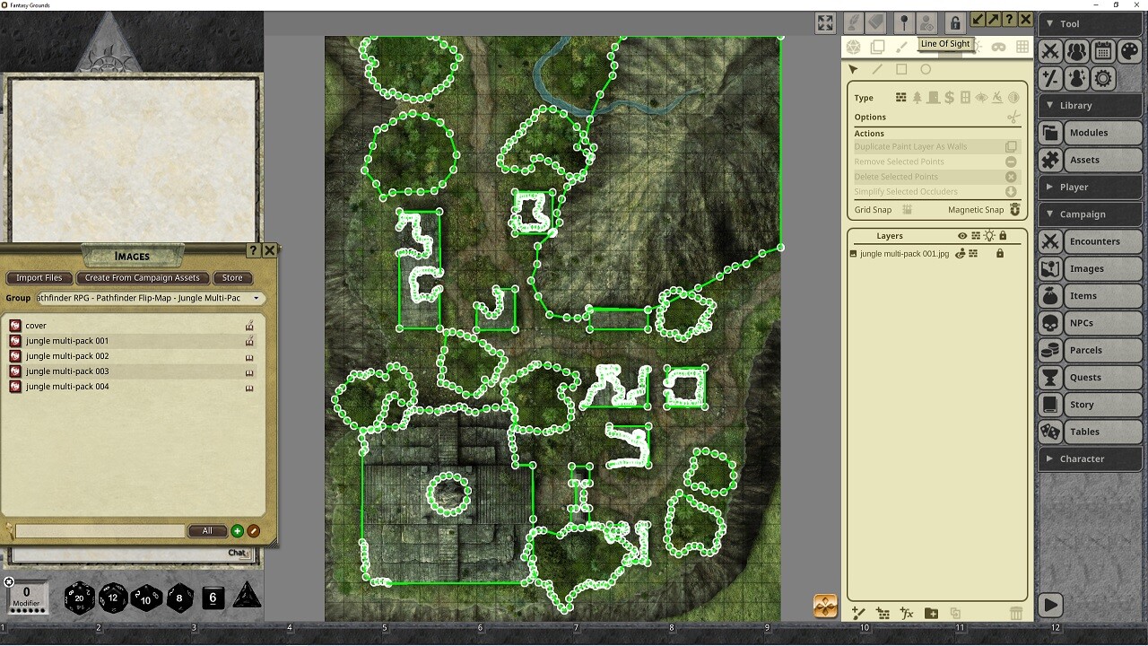 Fantasy Grounds Pathfinder Rpg Pathfinder Flip Mat Jungle Multi