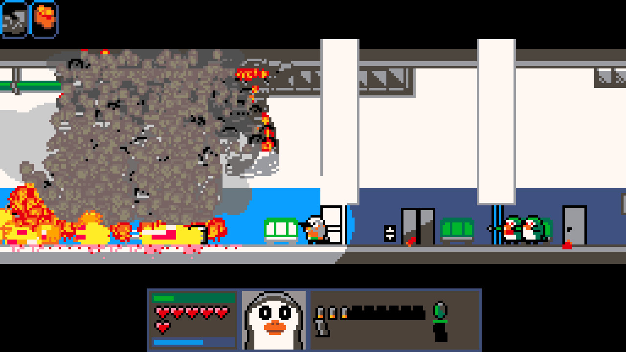 Penguin with a Pumpgun on Steam