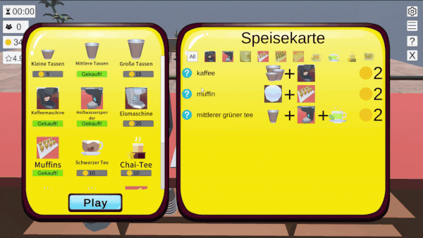Steam의 Lost Abroad Café: A Language Learning Management Sim