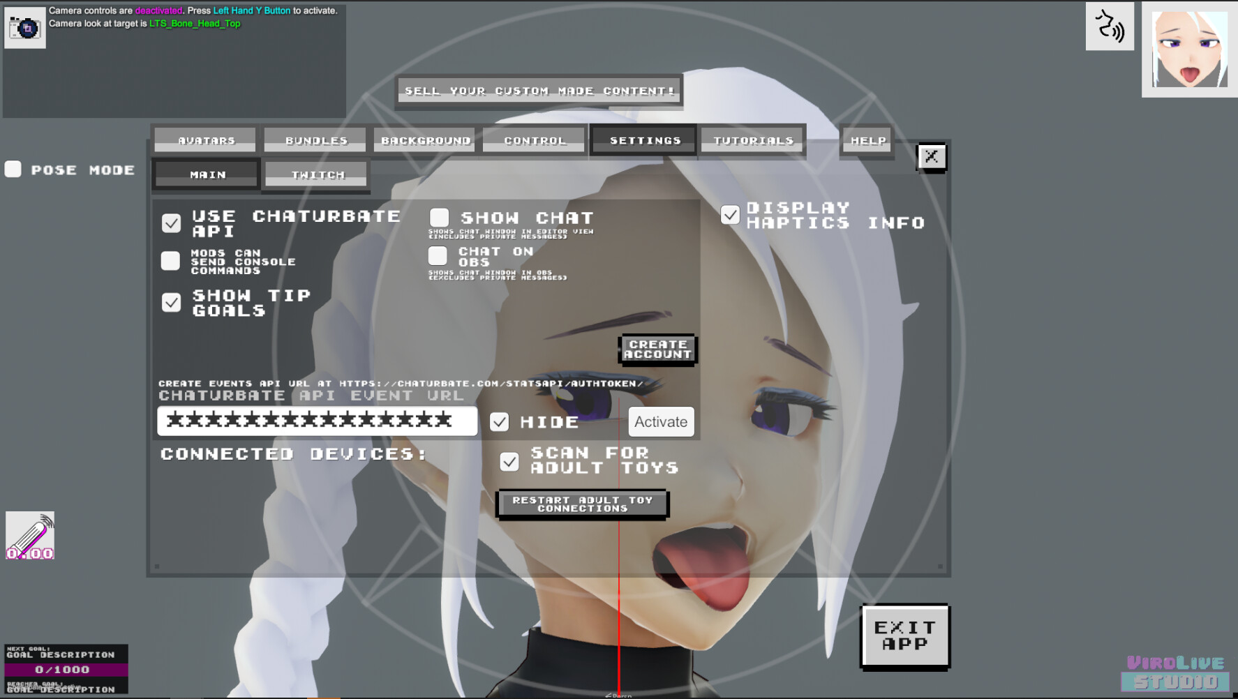 ViRo Live Studio - Adult Streamer Tools on Steam