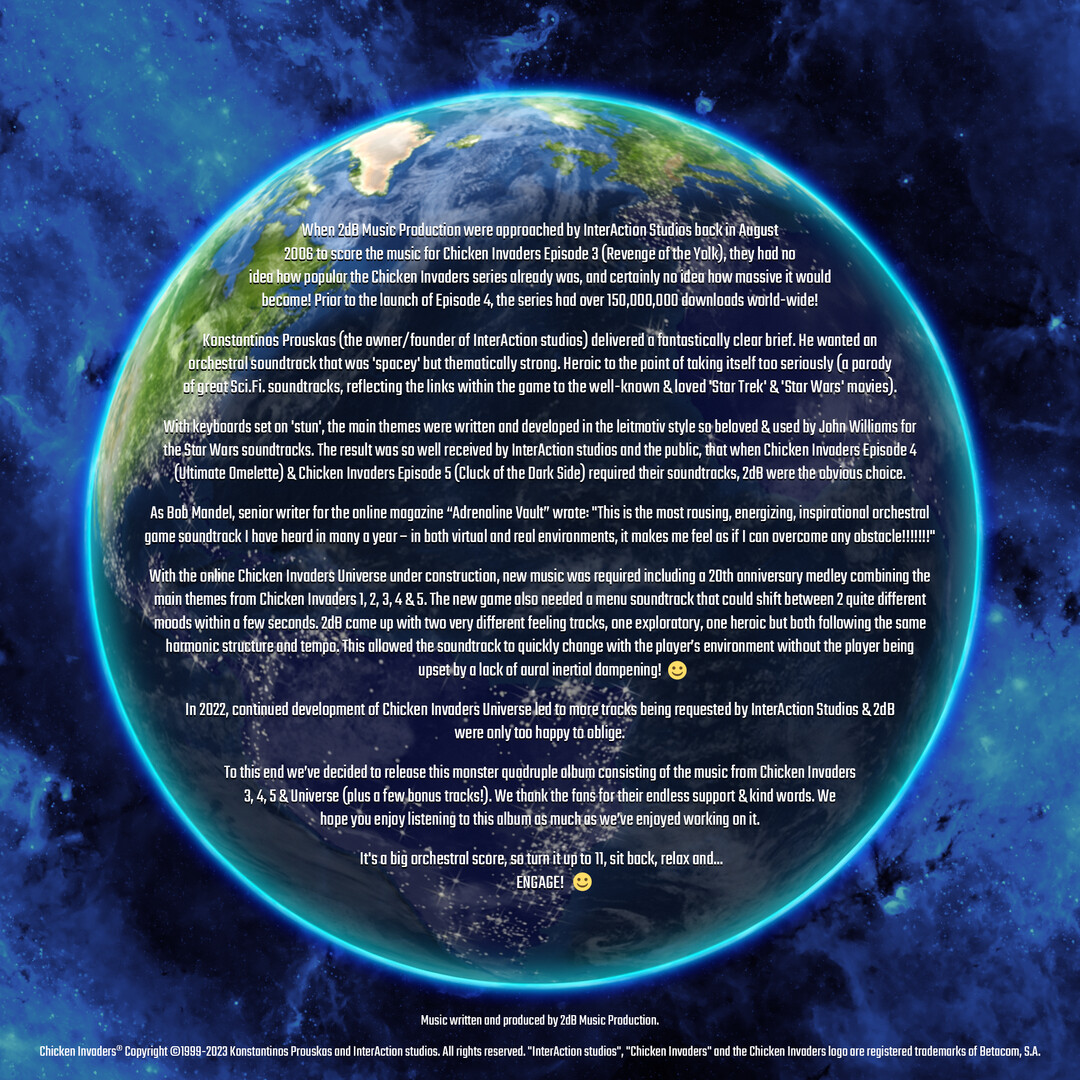 Chicken Invaders Soundtrack on Steam