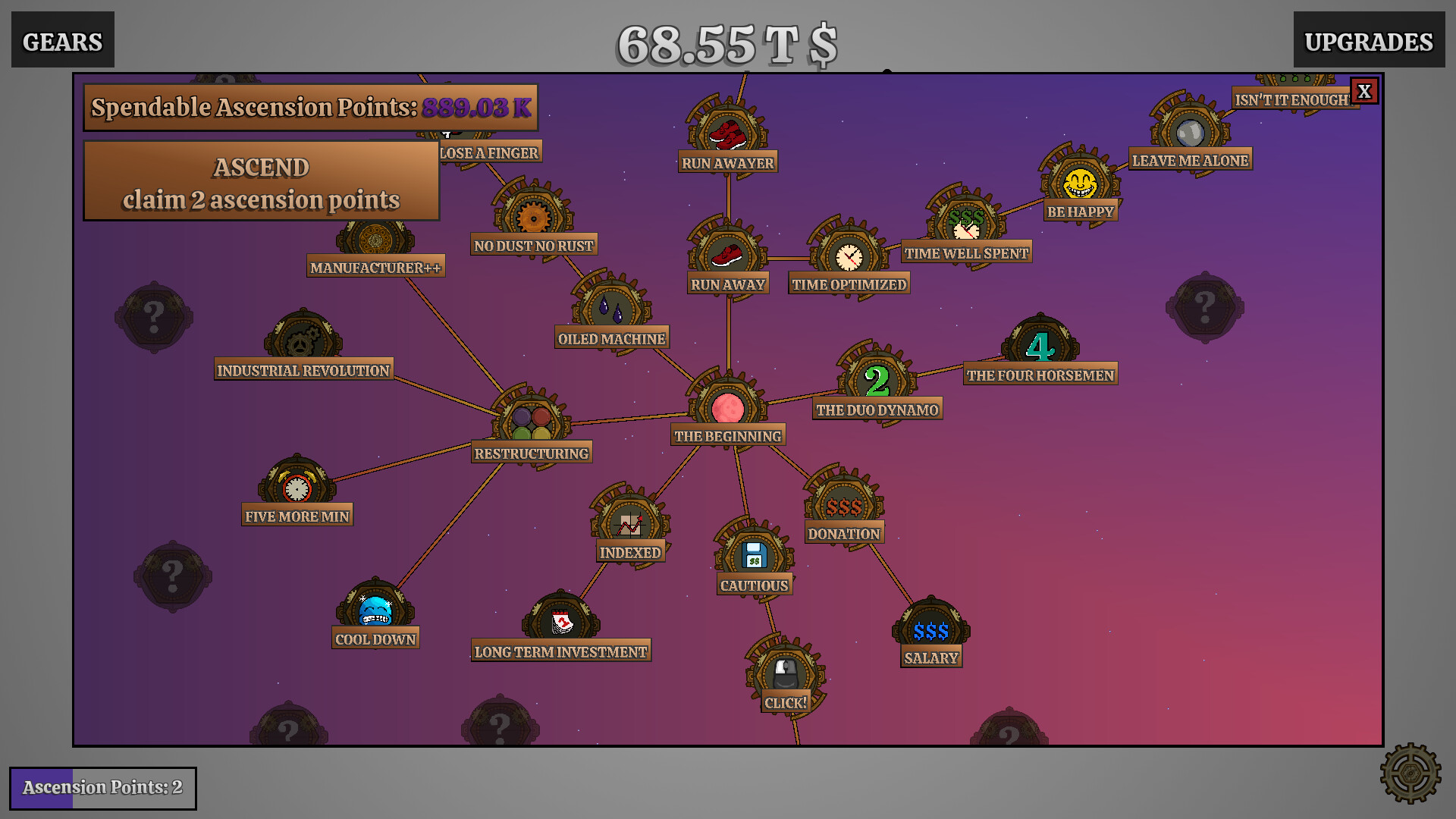 Idling Gears on Steam