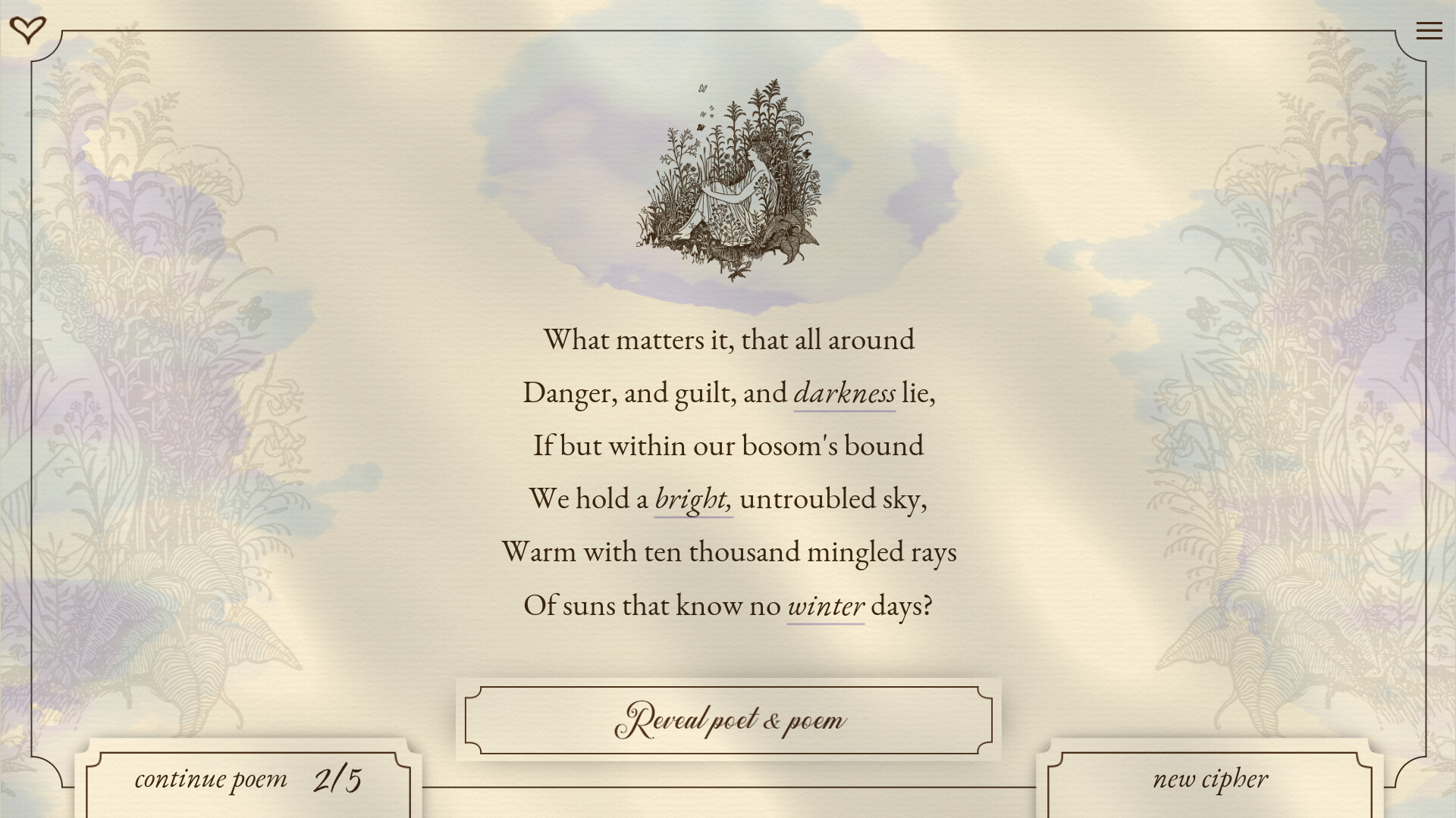 Poems & Codes on Steam