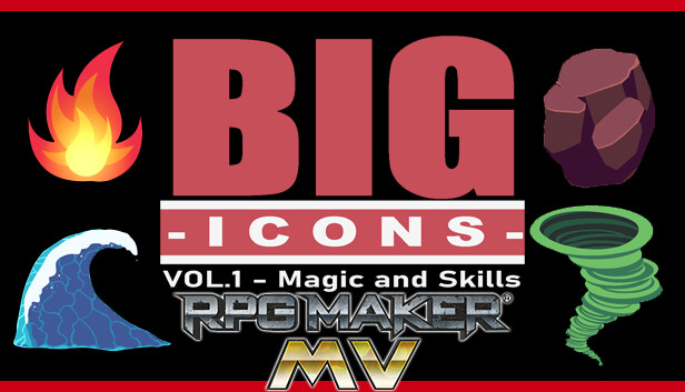RPG Maker MV - Big Icons Vol 1 - Magic and Skills on Steam