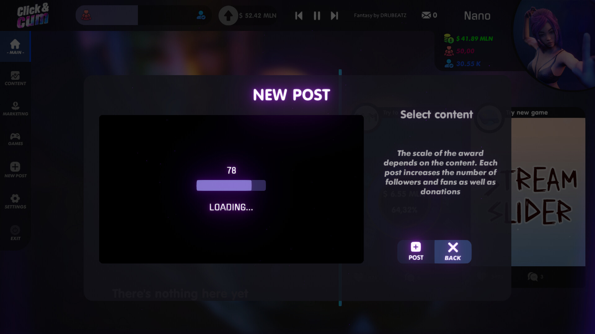 Save 30% on Click & Cum 💘💦 on Steam