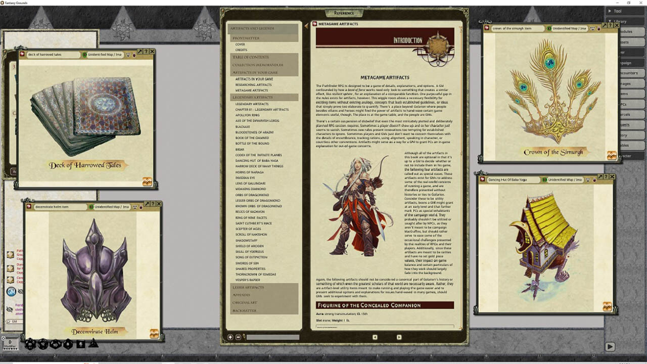 Fantasy Grounds Pathfinder Rpg Campaign Setting Artifacts
