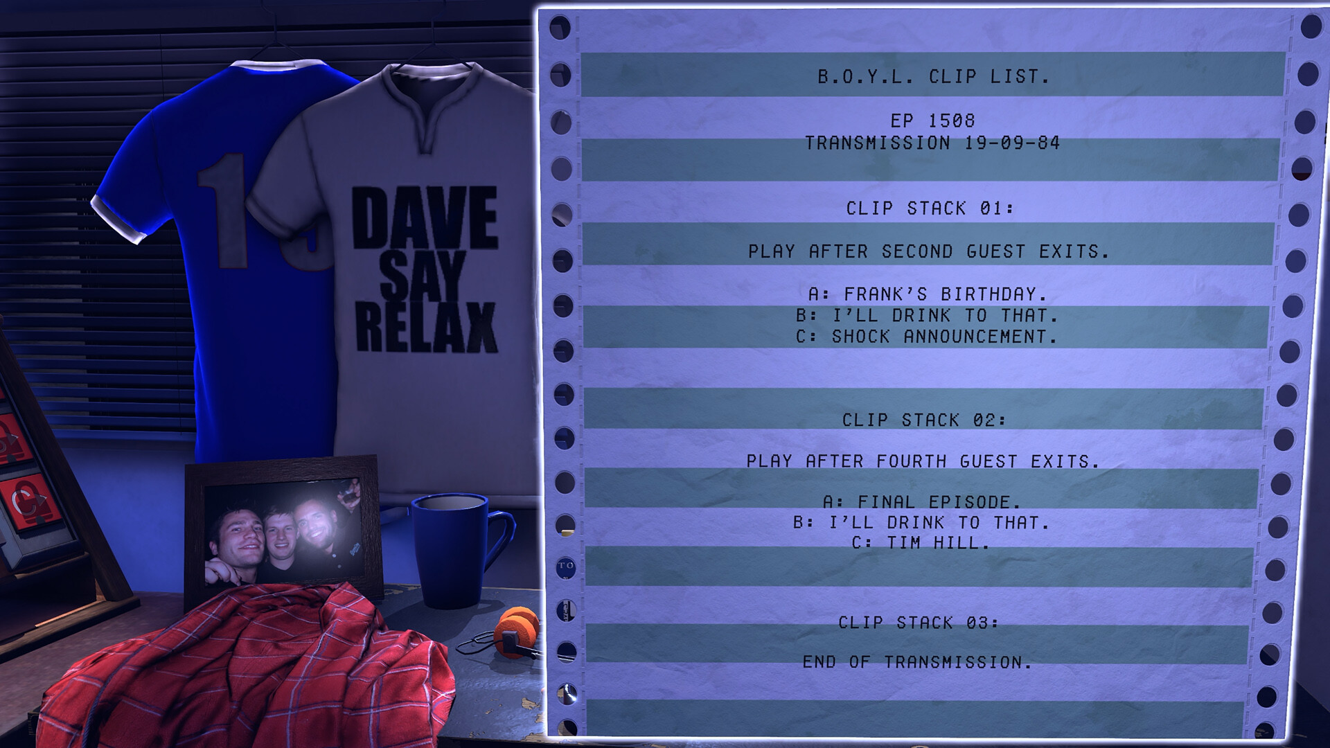 Not For Broadcast Bits Of Your Life On Steam