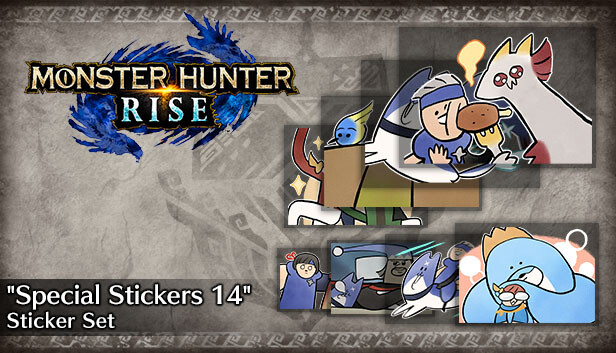 Monster Hunter Rise - "Special Stickers 14" sticker set on Steam