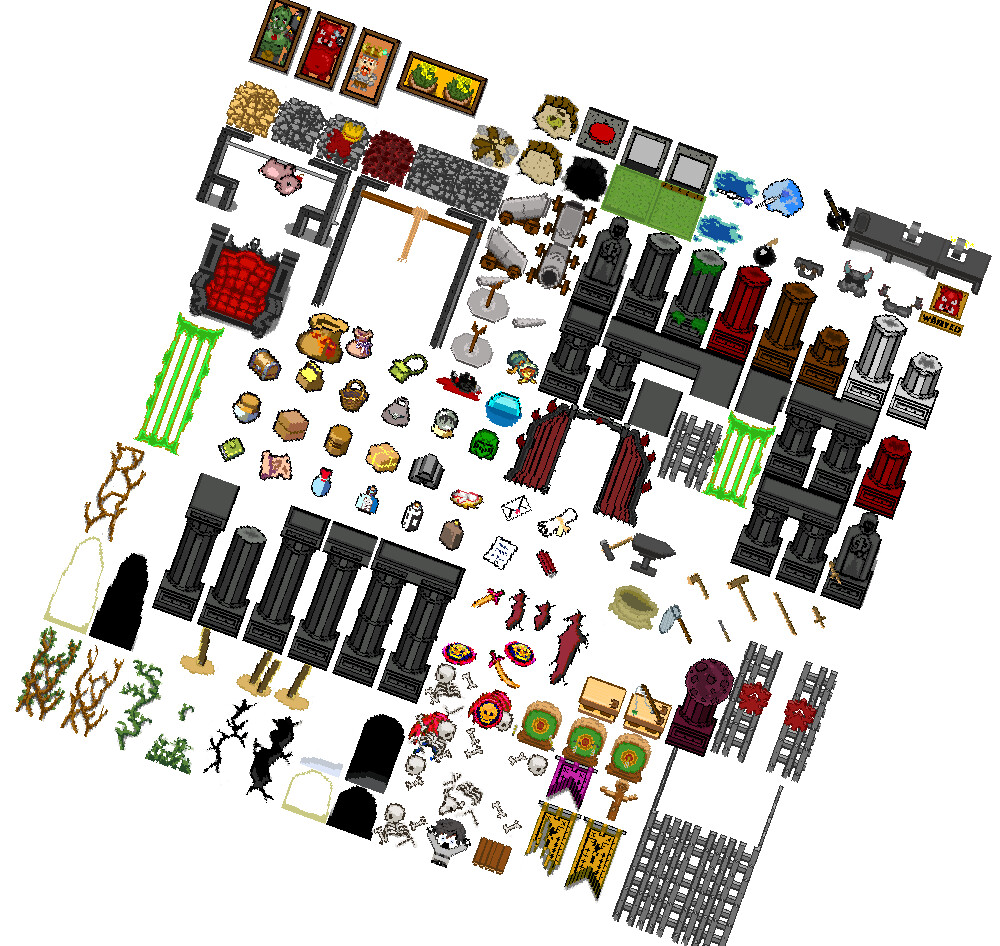 Rpg Maker Mz Pixel Pack 1 Characters Faces Tilesets On Steam