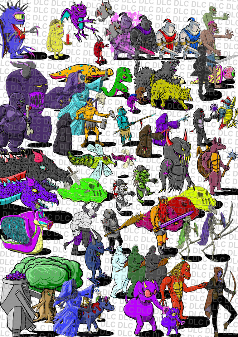Rpg Maker Mz Pixel Pack 3 Sideview Enemies On Steam