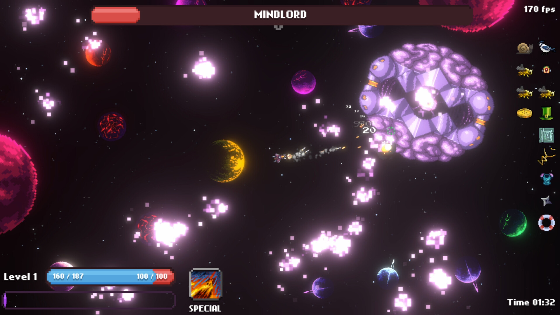 Save 15% on Super Smash Asteroids on Steam
