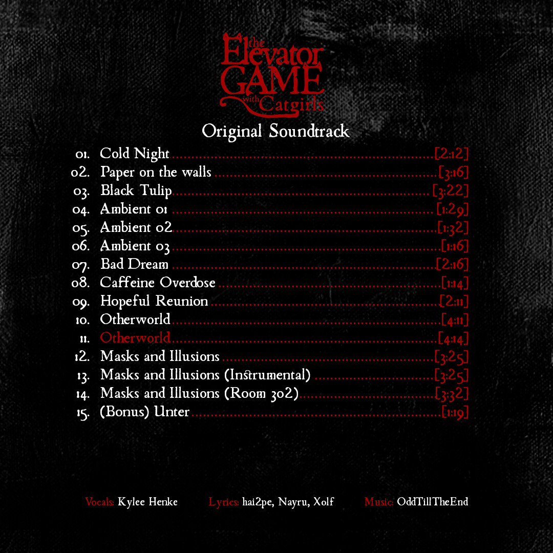 The Elevator Game with Catgirls - Original Soundtrack on Steam