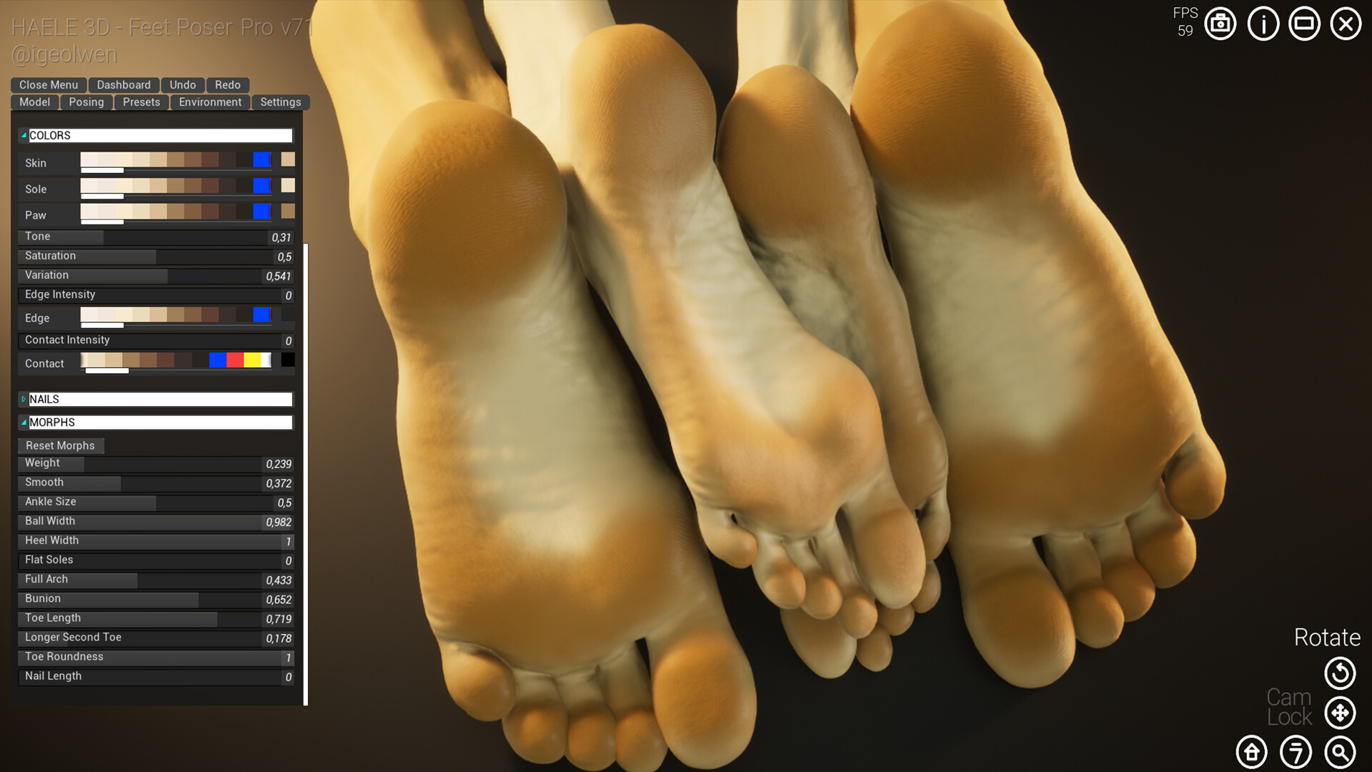 HAELE 3D - Feet Poser Pro på Steam