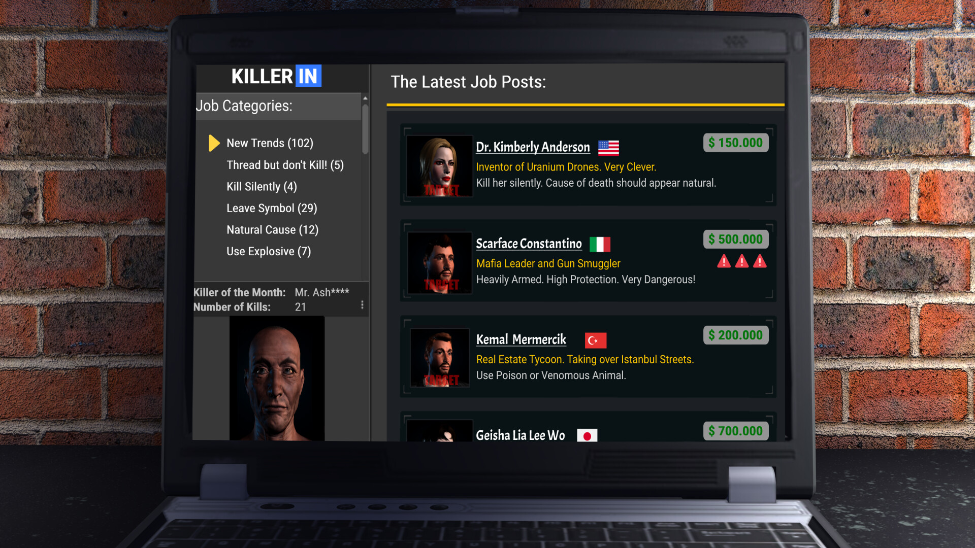 Hired Assassin Simulator On Steam