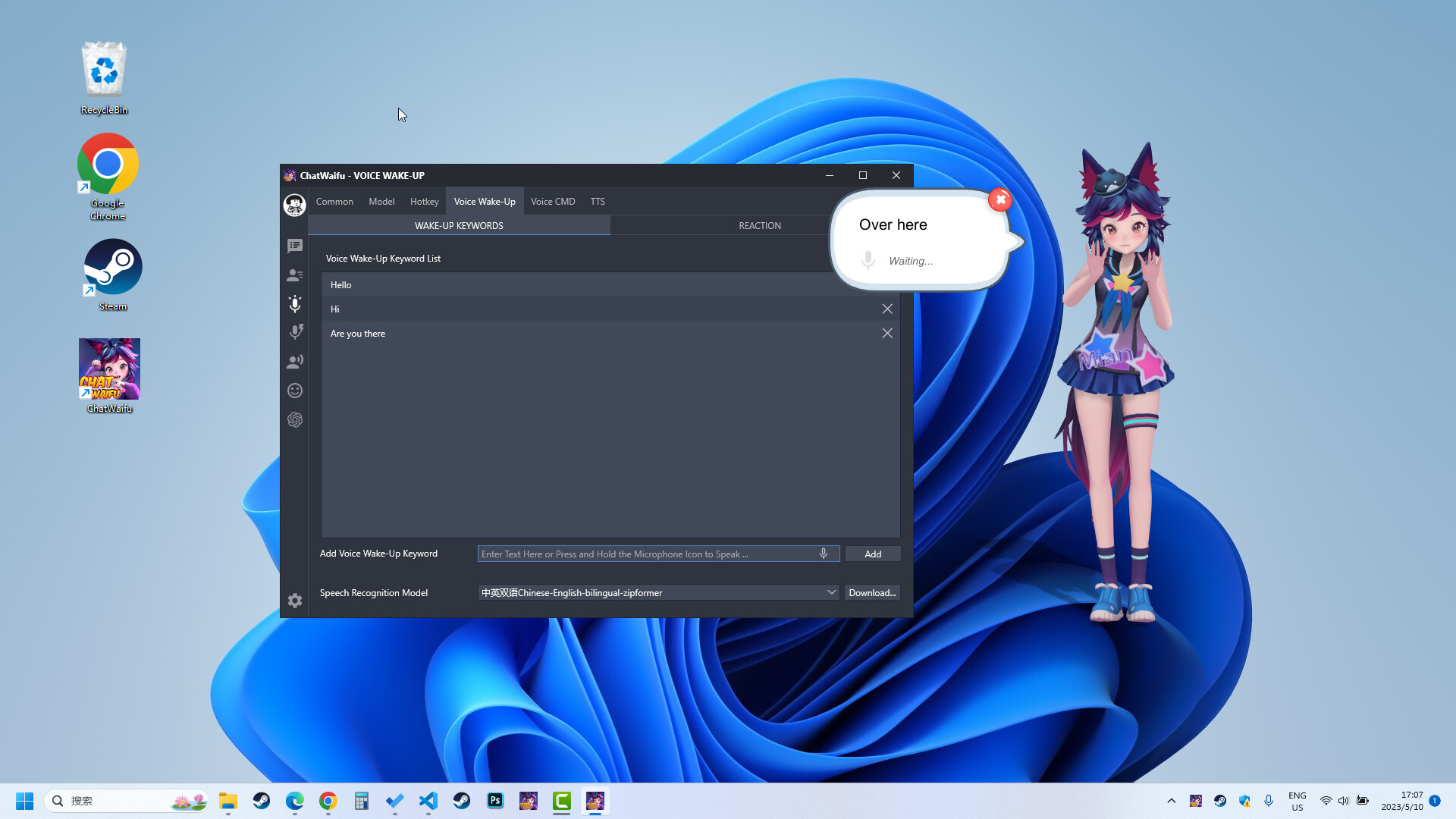 ChatWaifu on Steam