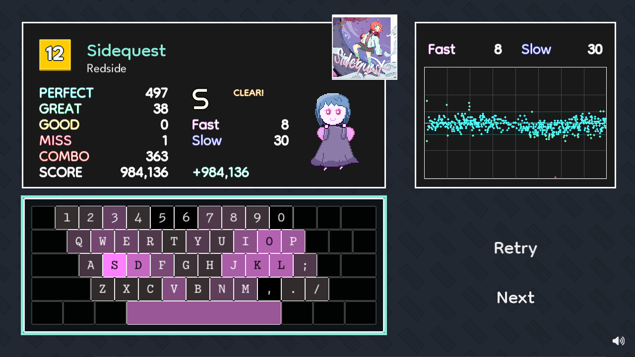 Typing Tempo on Steam
