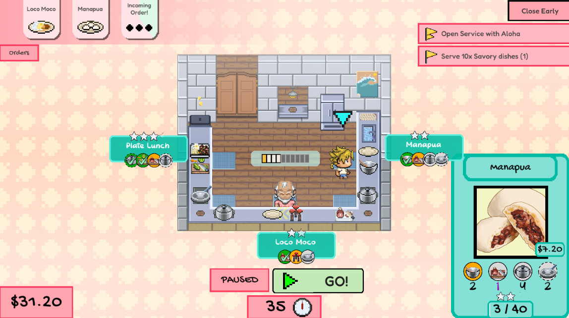 Kitchen Sync: Aloha! on Steam