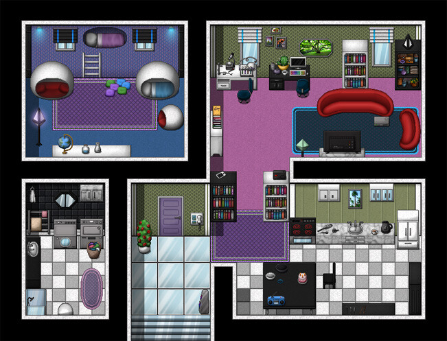 Rpg Maker Vx Ace Sci Fi And Modern Tileset Interior On Steam