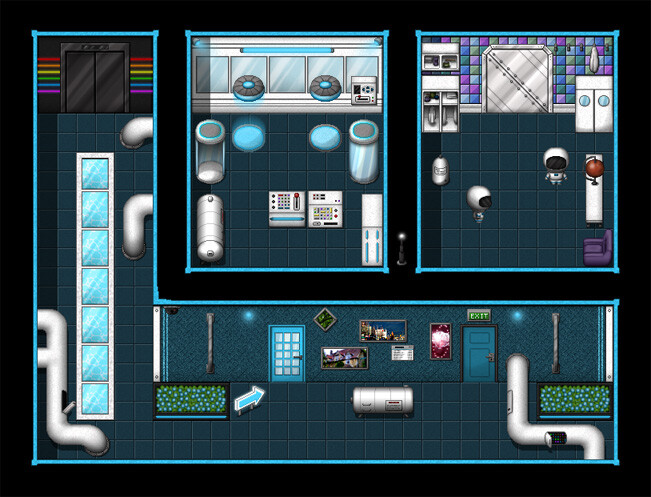 Rpg Maker Vx Ace Sci Fi And Modern Tileset Interior On Steam