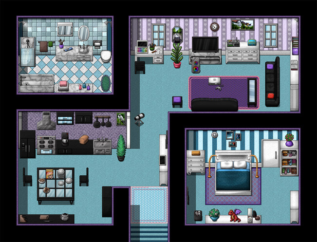 RPG Maker MZ - Sci-Fi and Modern Tileset - Interior on Steam