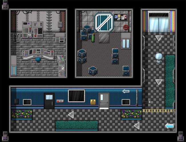 RPG Maker MZ - Sci-Fi and Modern Tileset - Interior on Steam