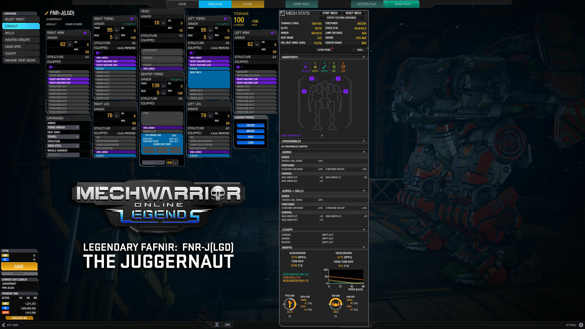MechWarrior Online™ - Juggernaut Legendary Mech Pack - Keymailer