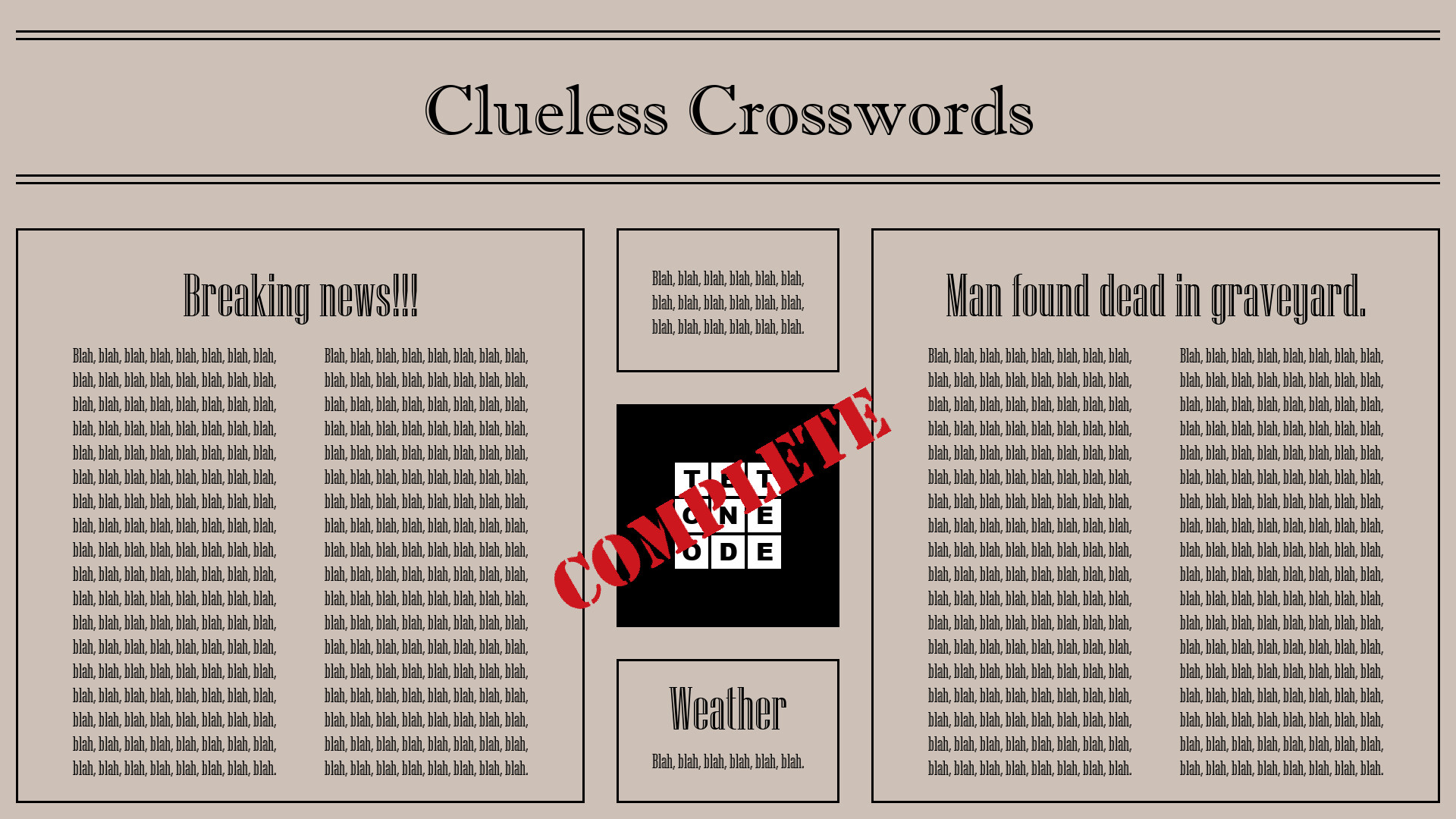 Clueless Crosswords on Steam