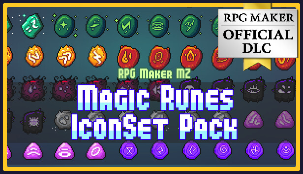 RPG Maker MZ - MAGIC RUNES ICONSET PACK - Steam News Hub