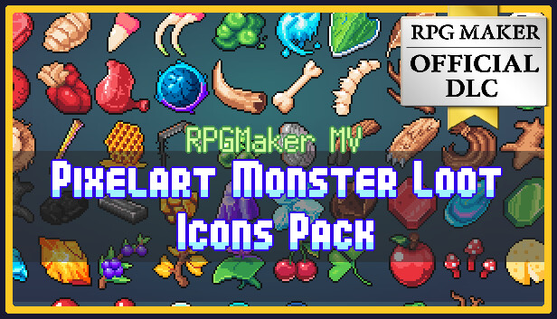 RPG Maker MV - PIXELART MONSTER LOOTS ICONS PACK on Steam