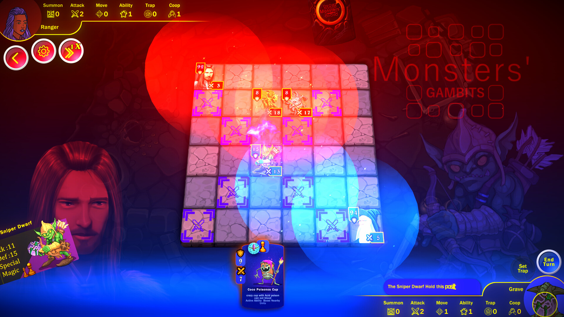 Monsters' Gambits on Steam