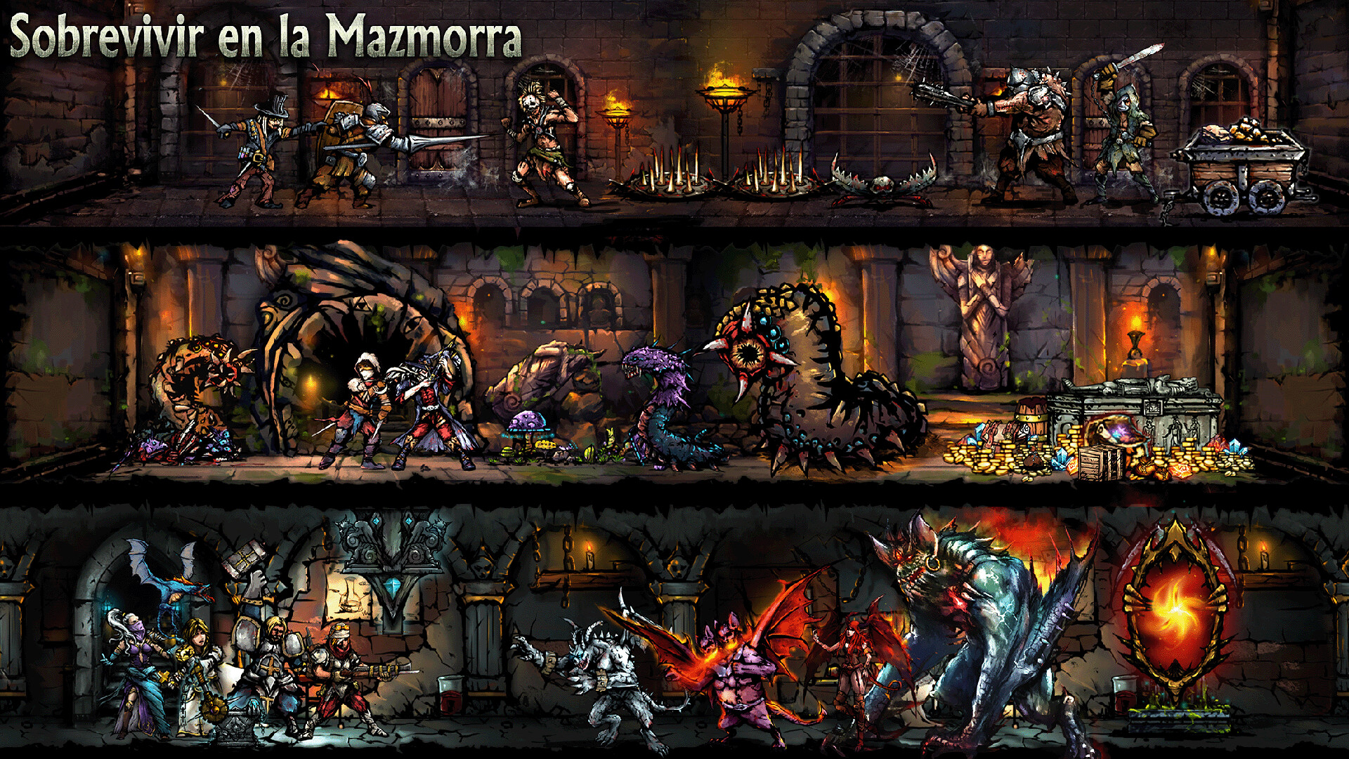 Sobrevivir en la Mazmorra en Steam