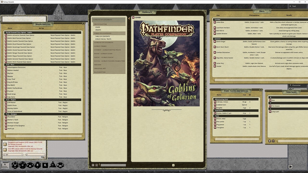 Fantasy Grounds Pathfinder Rpg Pathfinder Player Companion Goblins