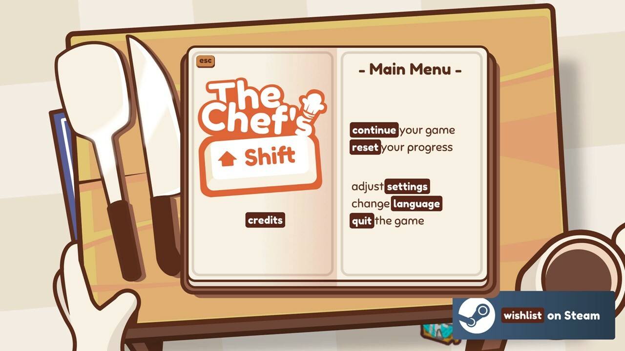 The Chef's Shift on Steam