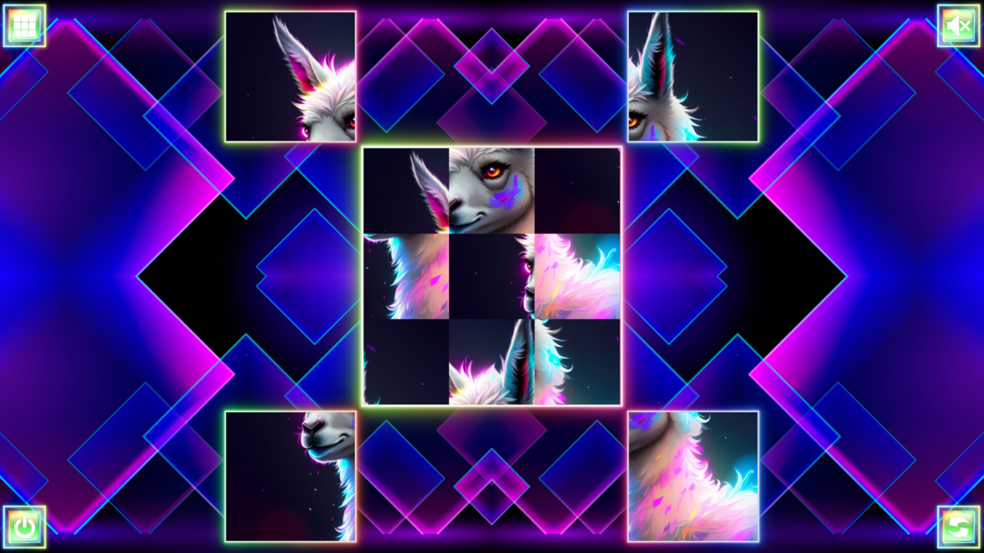 Neon Fantasy: Animals on Steam