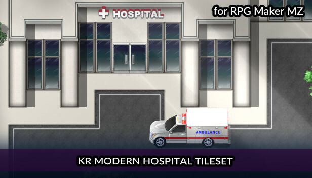 RPG Maker MZ - KR Modern Hospital Tileset - Steam News Hub