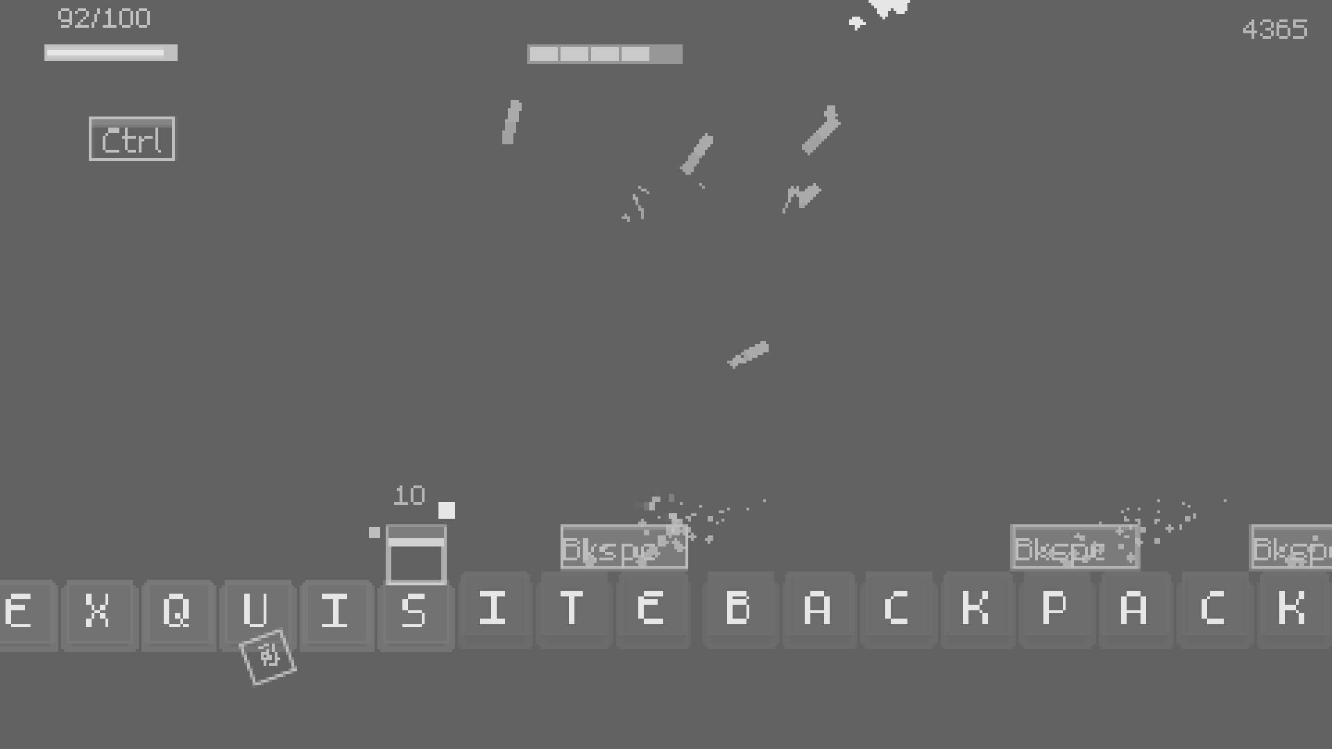 Typing Bullets on Steam