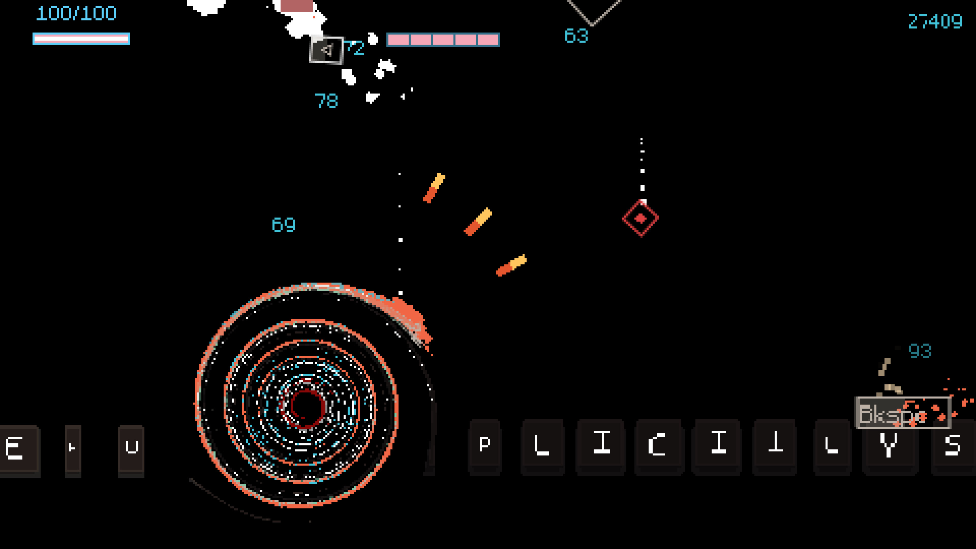 Typing Bullets on Steam