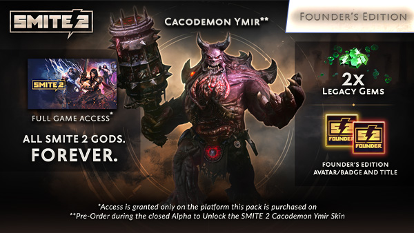 Pre-purchase SMITE 2 on Steam