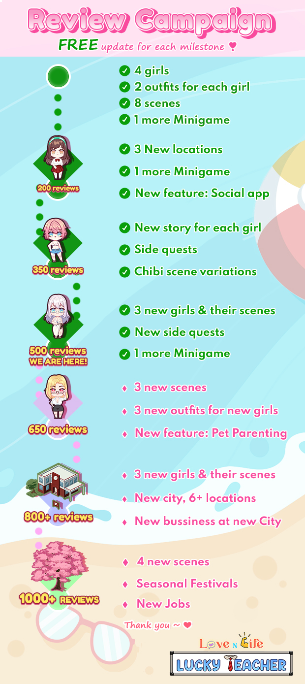 Love n Life: Lucky Teacher on Steam