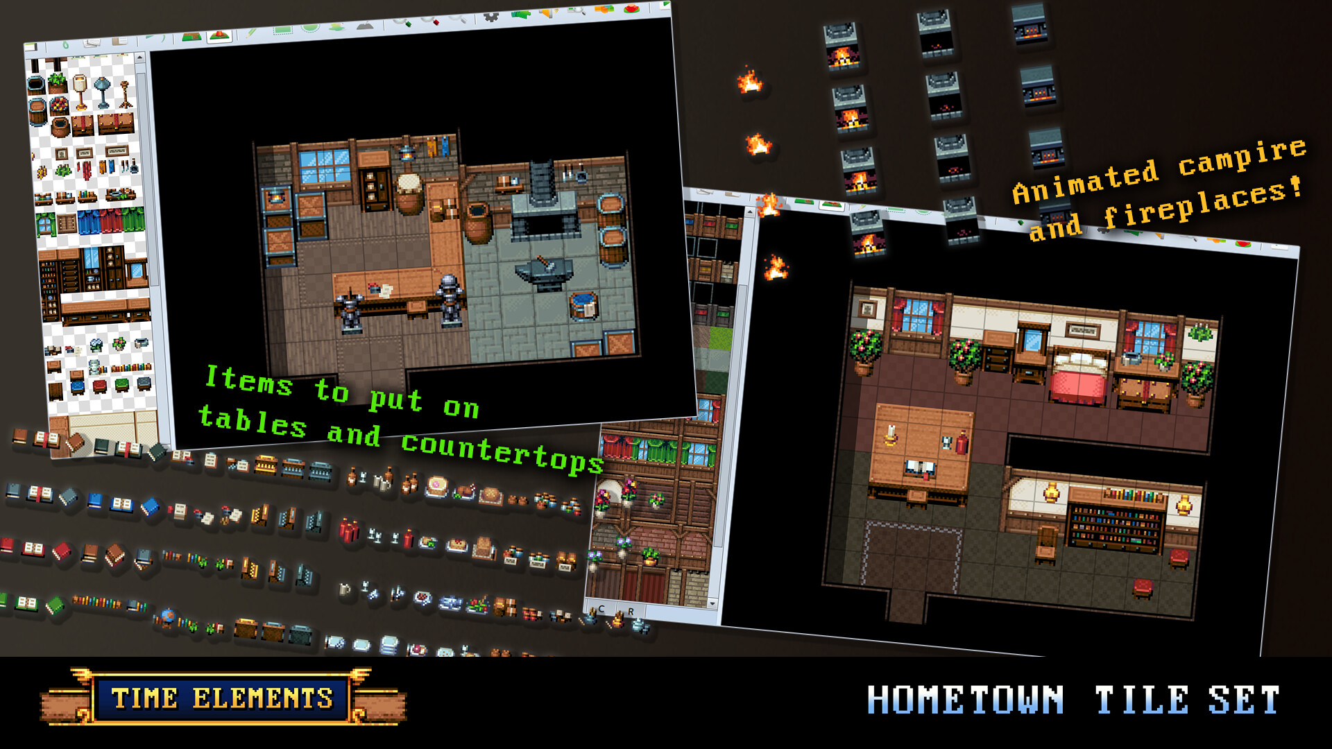 RPG Maker MV - Time Elements - Hometown Tileset | Steambase