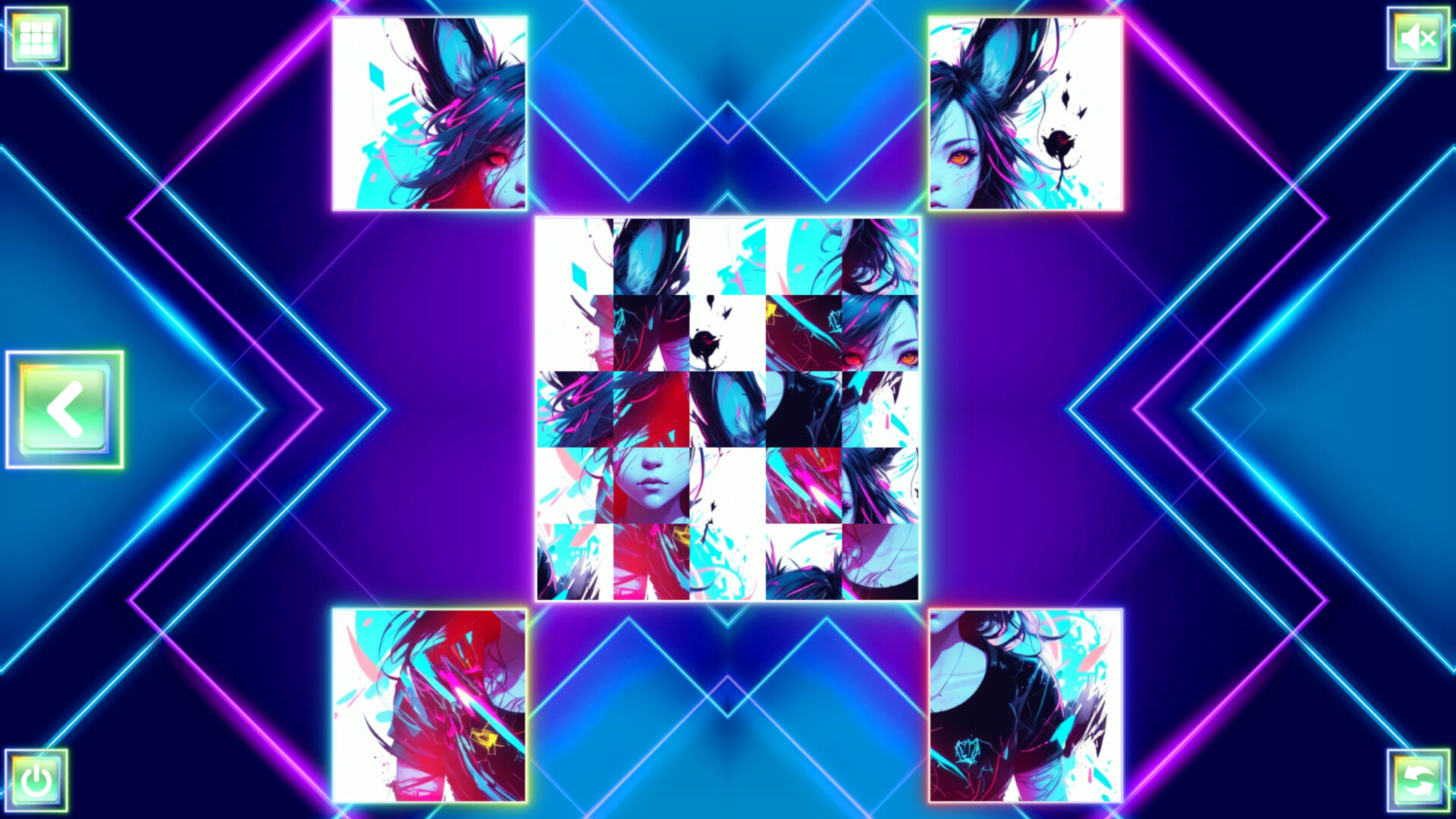 Neon Fantasy: Girls on Steam