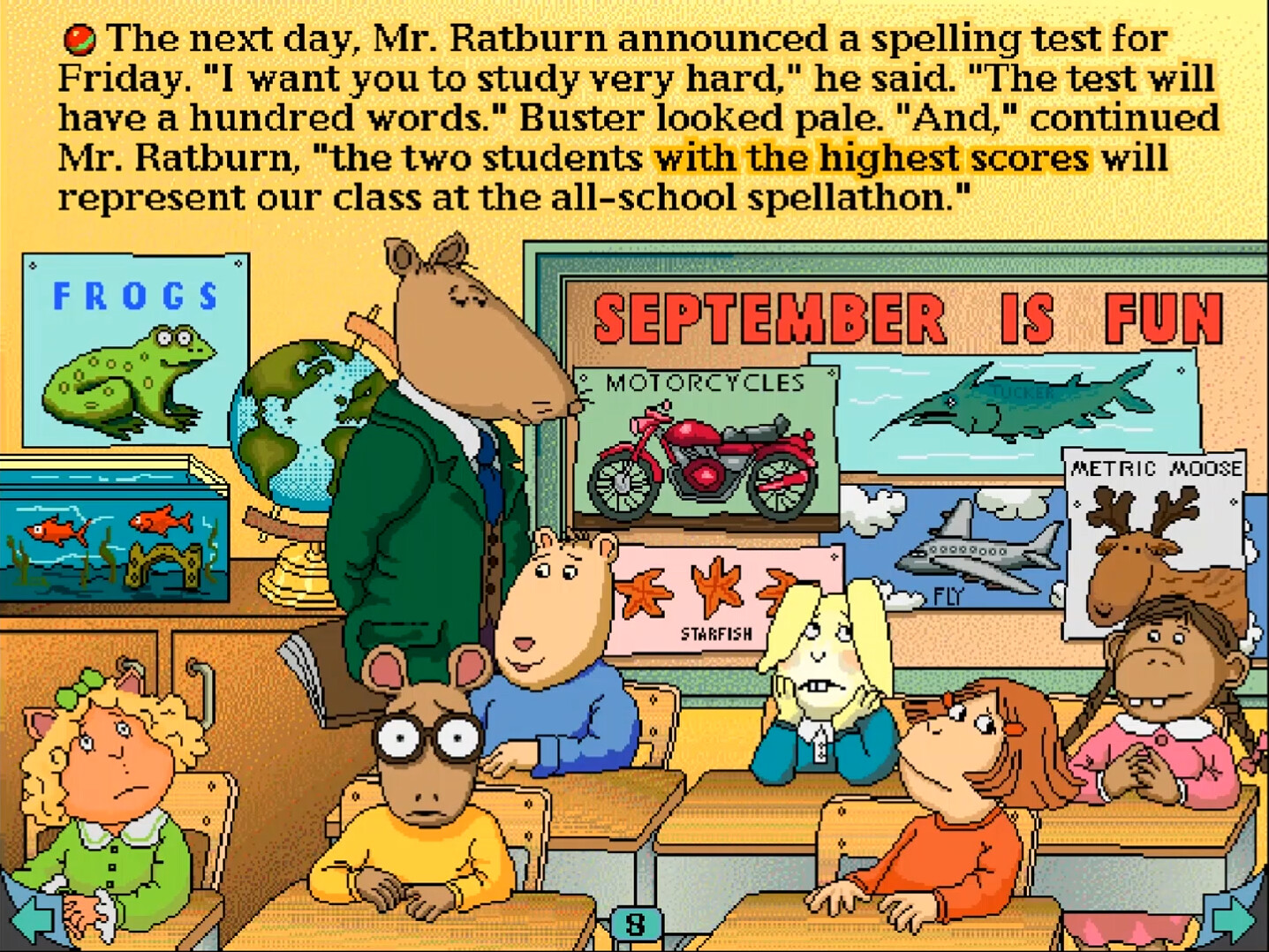 Arthur's Teacher Trouble on Steam