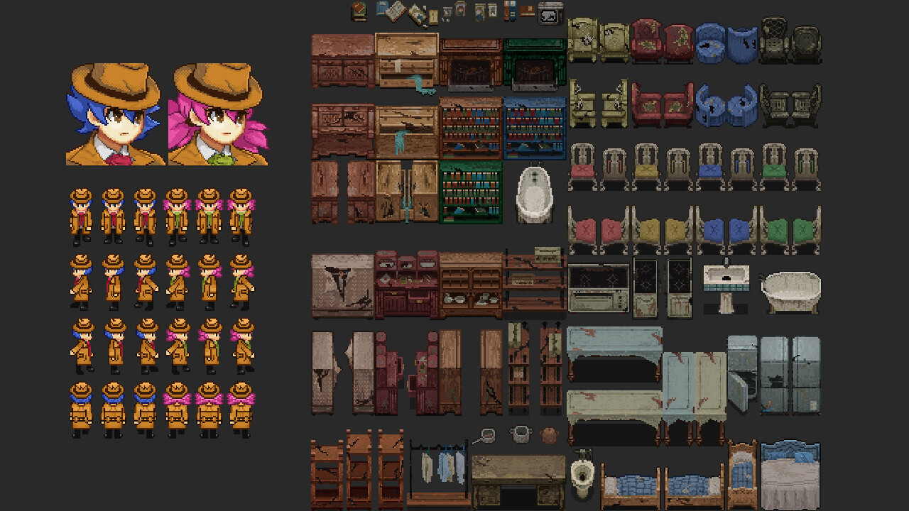 RPG Maker MZ - Haunted Residences Assets on Steam