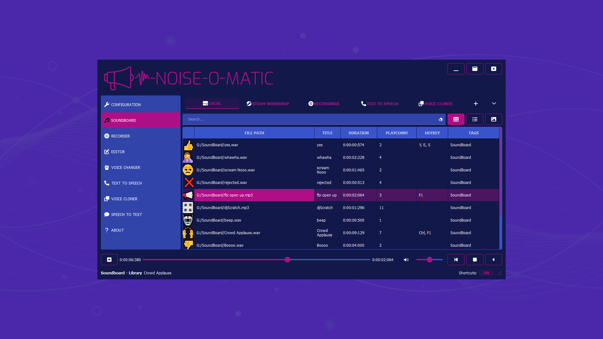 Noise-o-matic on Steam